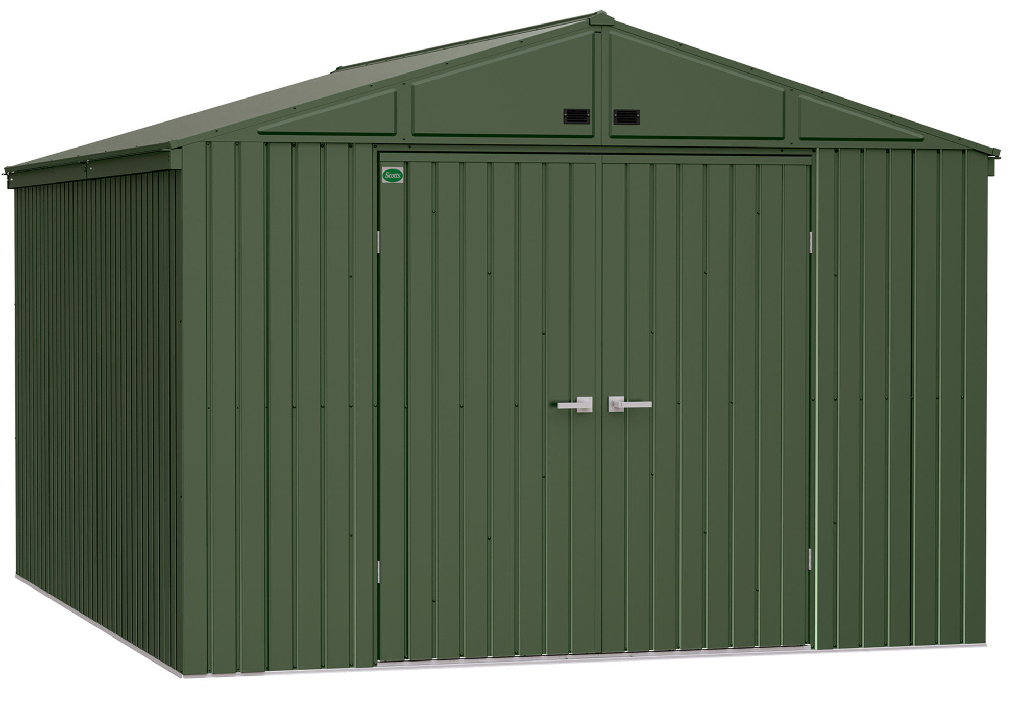 Arrow Scotts Lawn Care Storage Shed, 10X12, Green | Wayfair