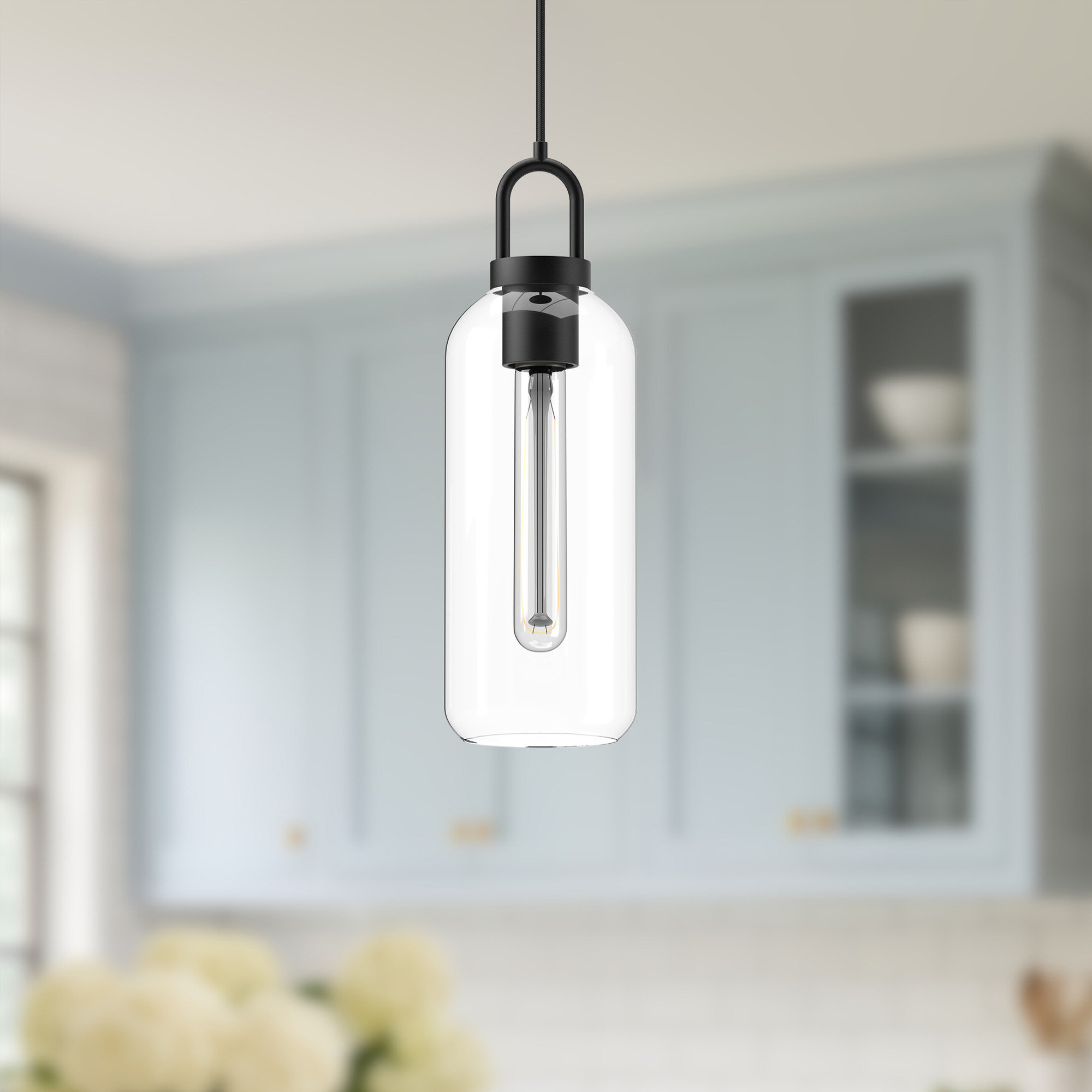 Alora Mood Soji 1 - Light Single Cylinder Pendant | Wayfair