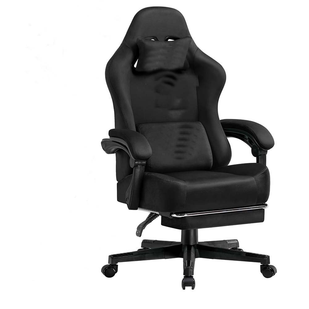 Inbox Zero Gaming Chair Fabric With Pocket Spring Cushion, Big And Tall ...