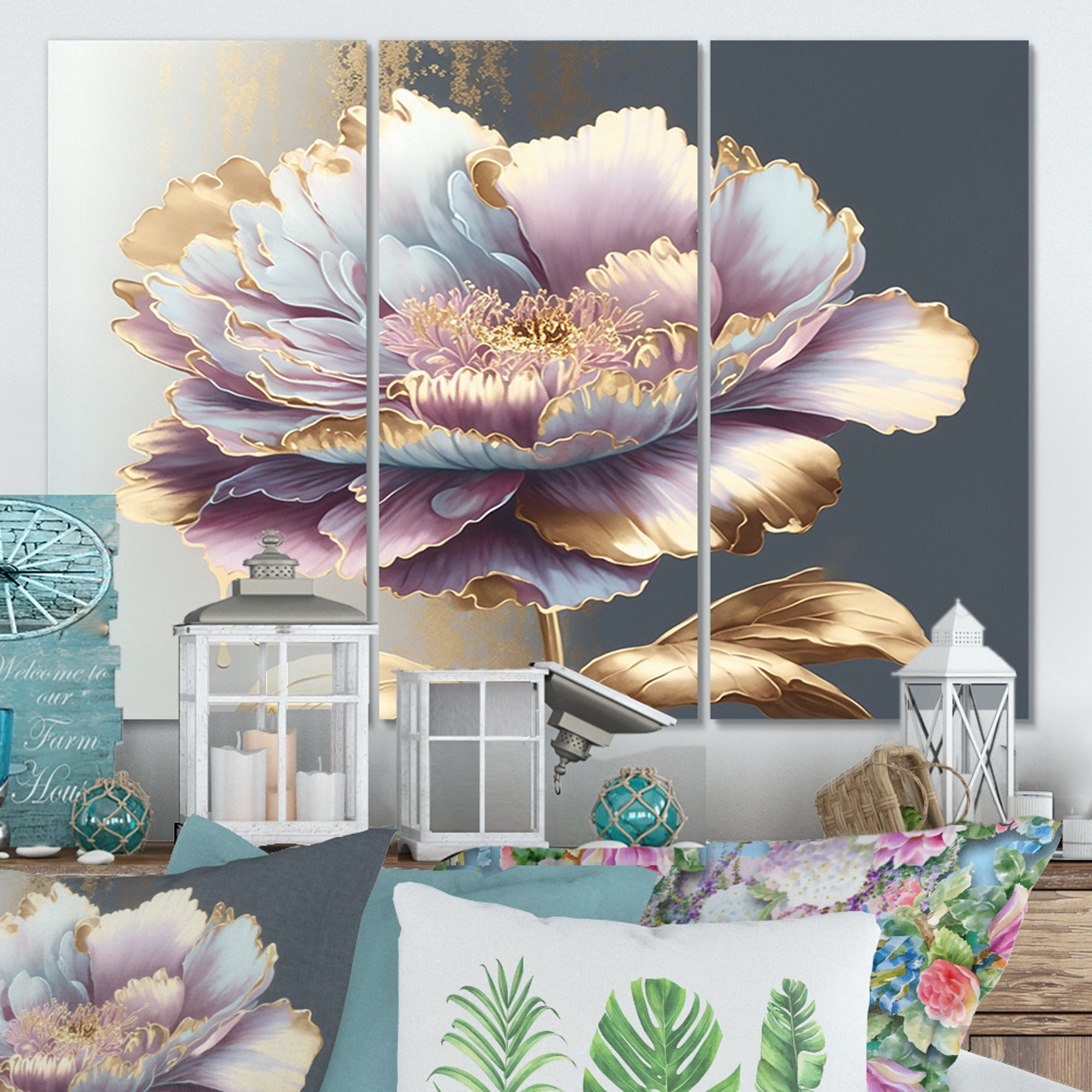 House of Hampton® Purple Hue Single Flower II - Floral & Botanical ...