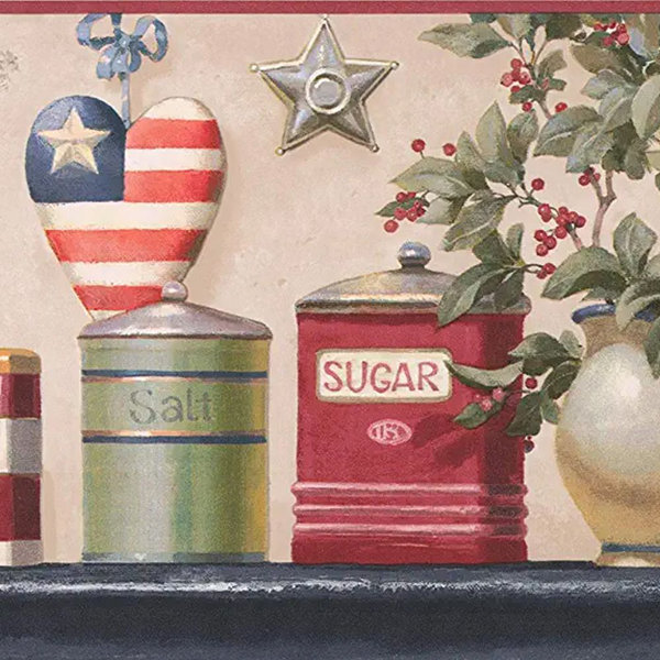 Winston Porter Kalisia 15' L x 9" W Wallpaper Border | Wayfair