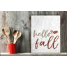 Gracie Oaks 'Hello Fall Oak Leaves and Acorn' Textual Art & Reviews ...