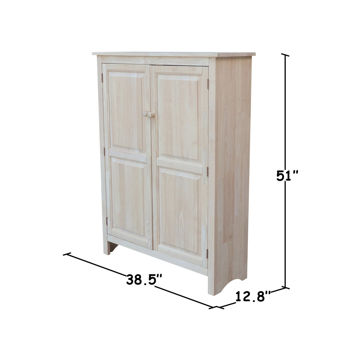 Gracie Oaks Aaraiz Double Door Jelly Pantry Cabinets & Reviews | Wayfair