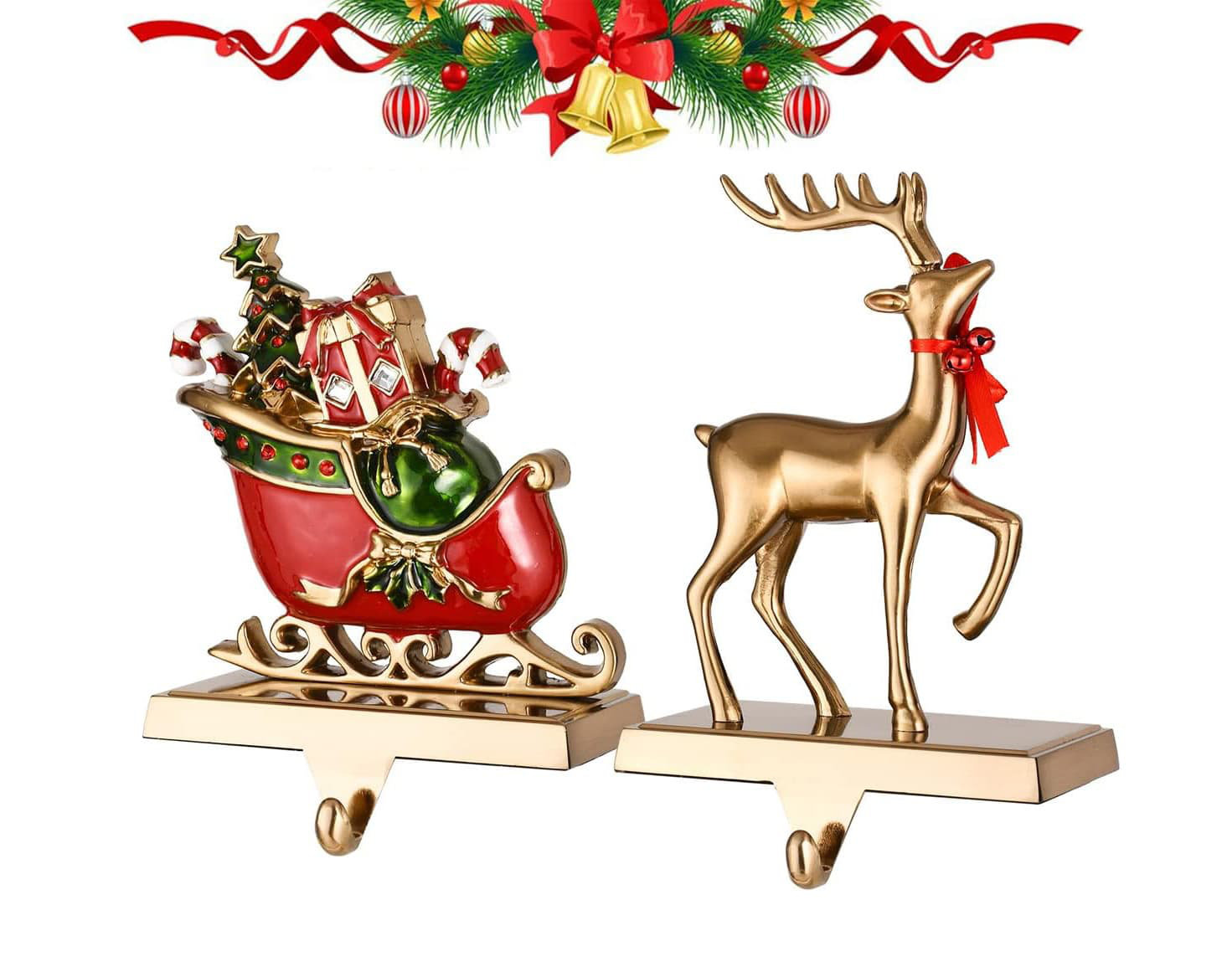 BUMEET Metal Stocking Holder | Wayfair