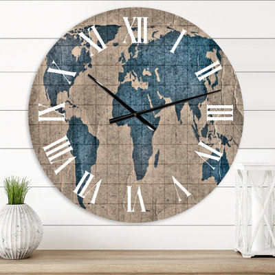 world clocks wall display