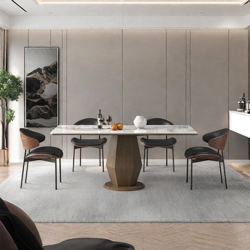 Pakloer Italian style light luxury minimalist table set - Wayfair Canada