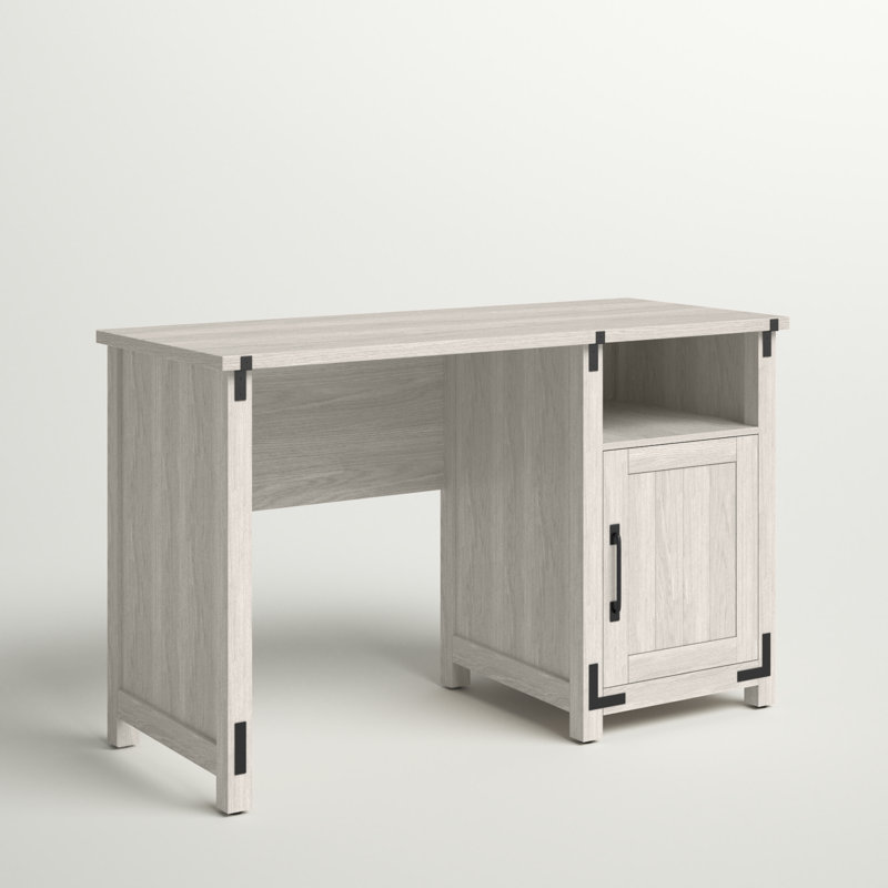 Sand & Stable™ Robby Modern Farmhouse White Computer Desk & Reviews ...