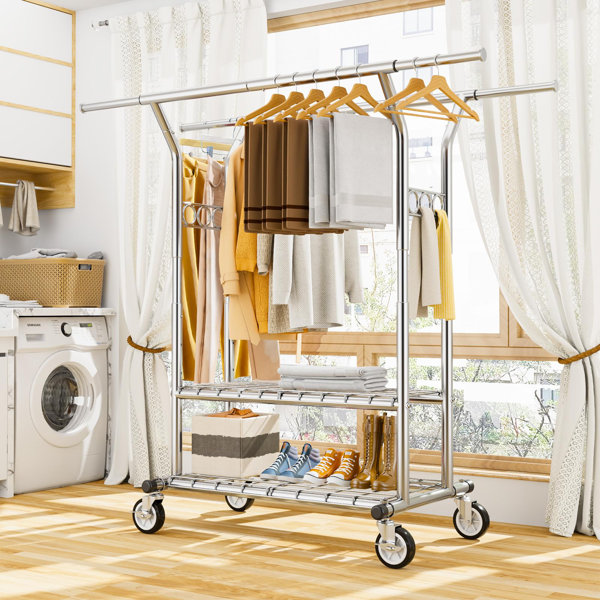 MANASOTA OFFICE SUPPLIES & EQUIPMENT LLC Heavy Duty Clothes Rack ...