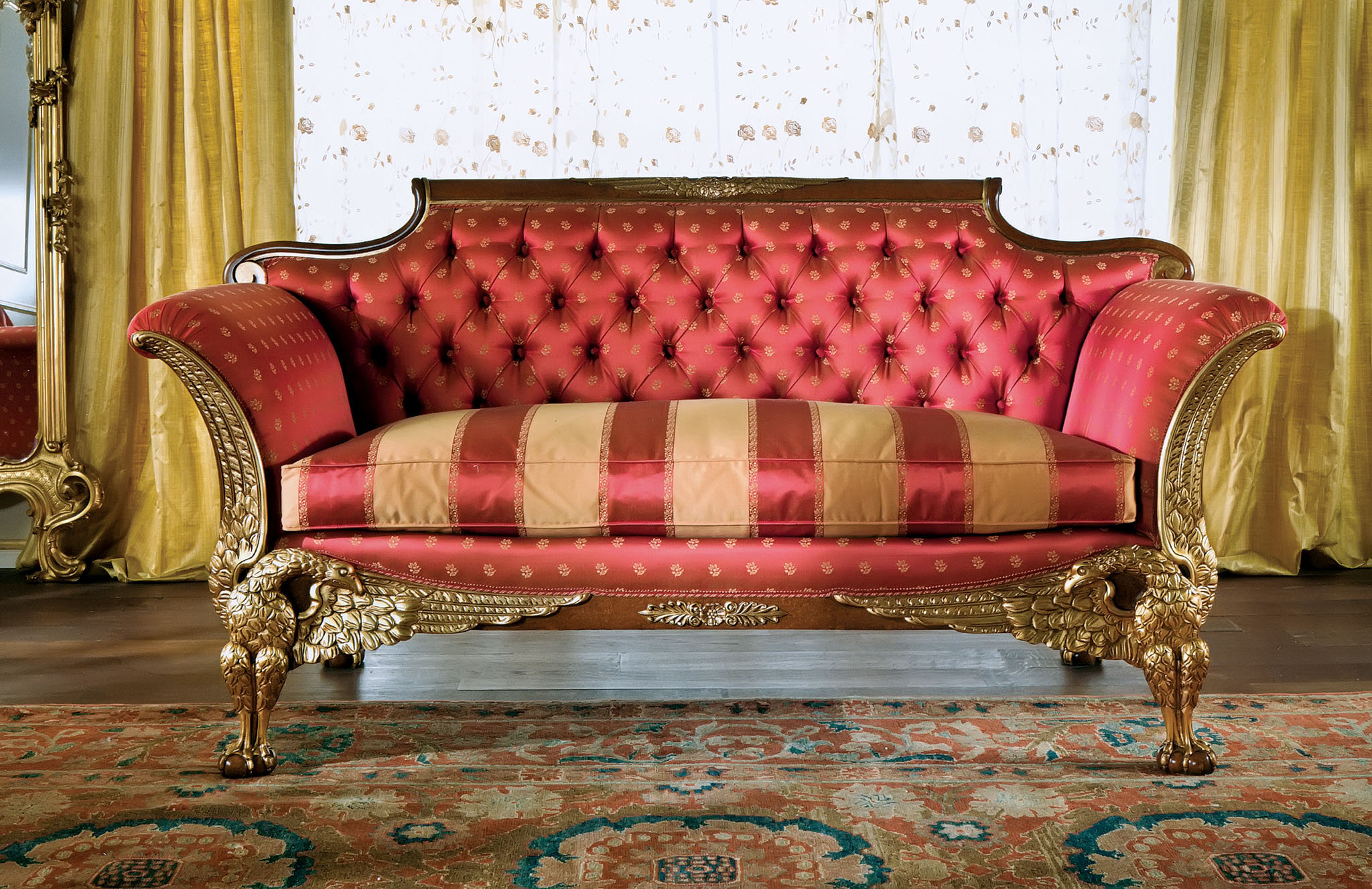 David Michael Cotton Blend Flared Arm Standard Sofa - Wayfair Canada