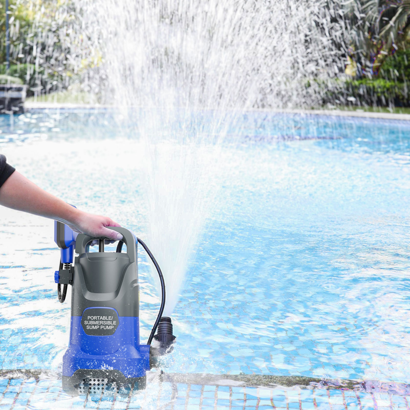 Brayden Studio® 1hp Sump Pump Automatic Submersible Water Pump 4000gph ...