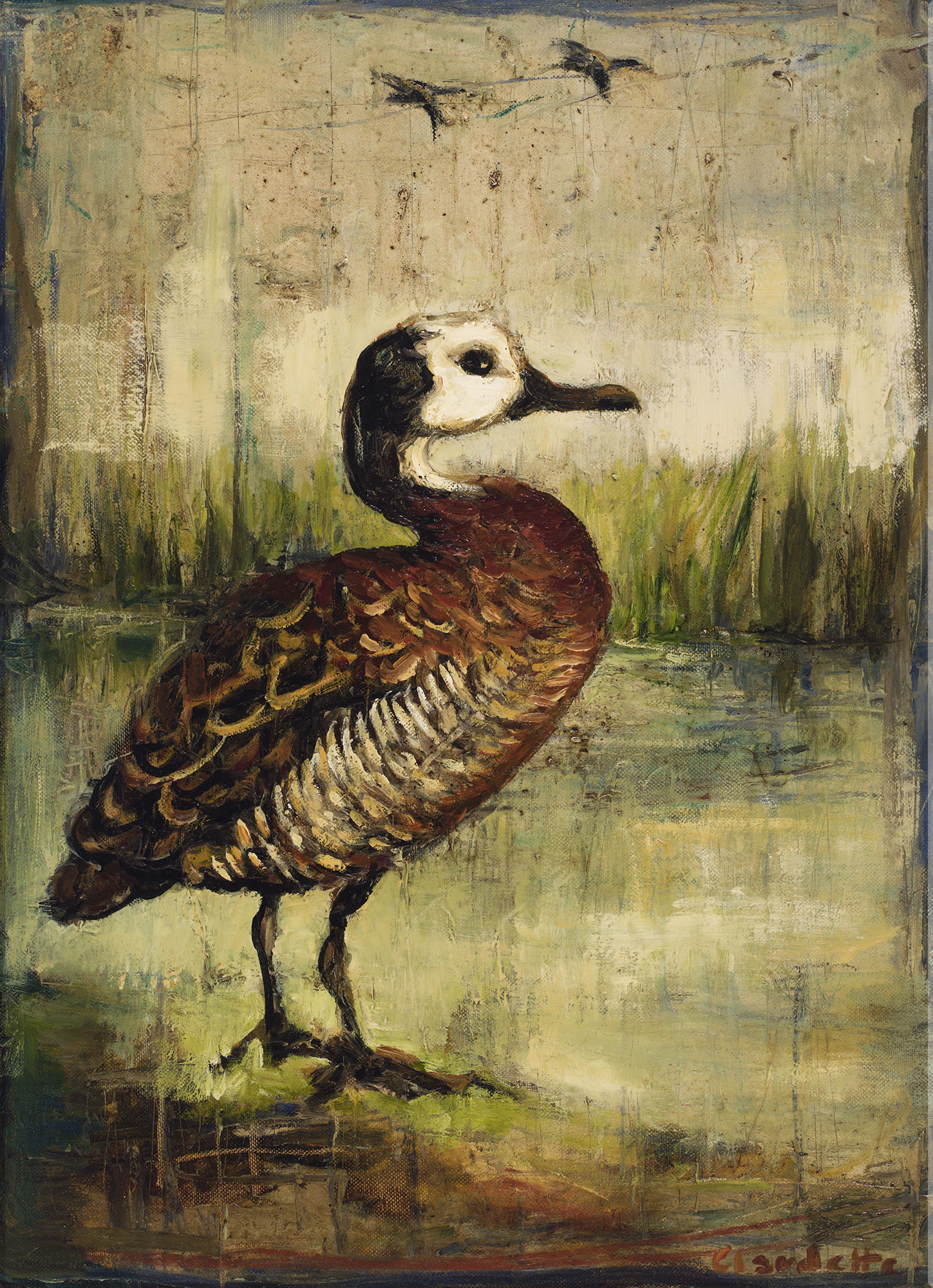 RFA Decor Duck Scene 2 by Claudette - Print | Wayfair