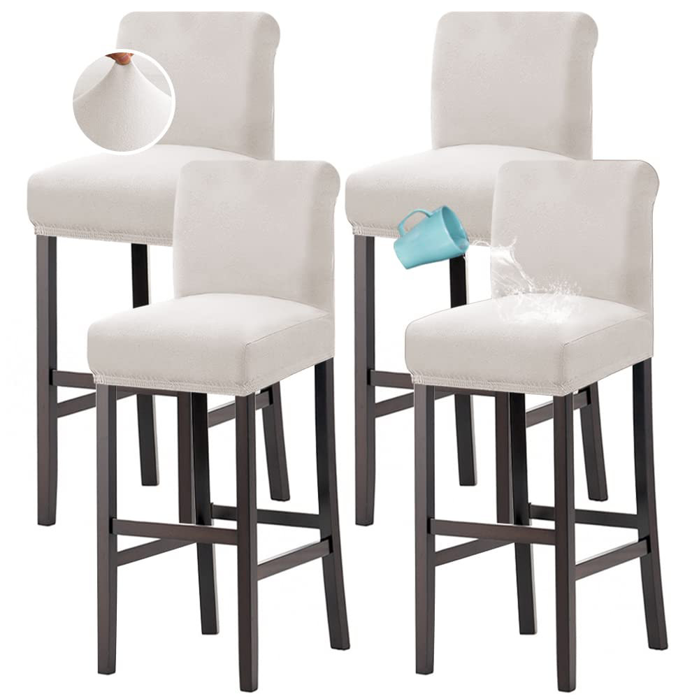 Latitude Run® Waterproof Bar Stool Cover Stretch Counter Stool Pub ...