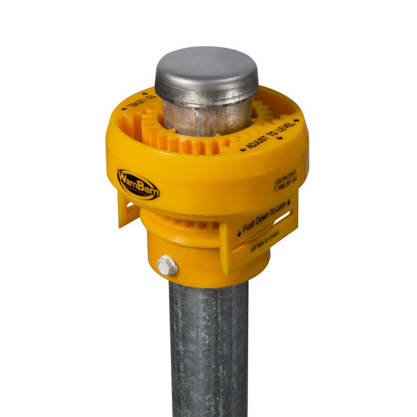 WamBam No-Dig Fence 4ft Tall (1 Post) No Dig WamBam Finishing Post with ...