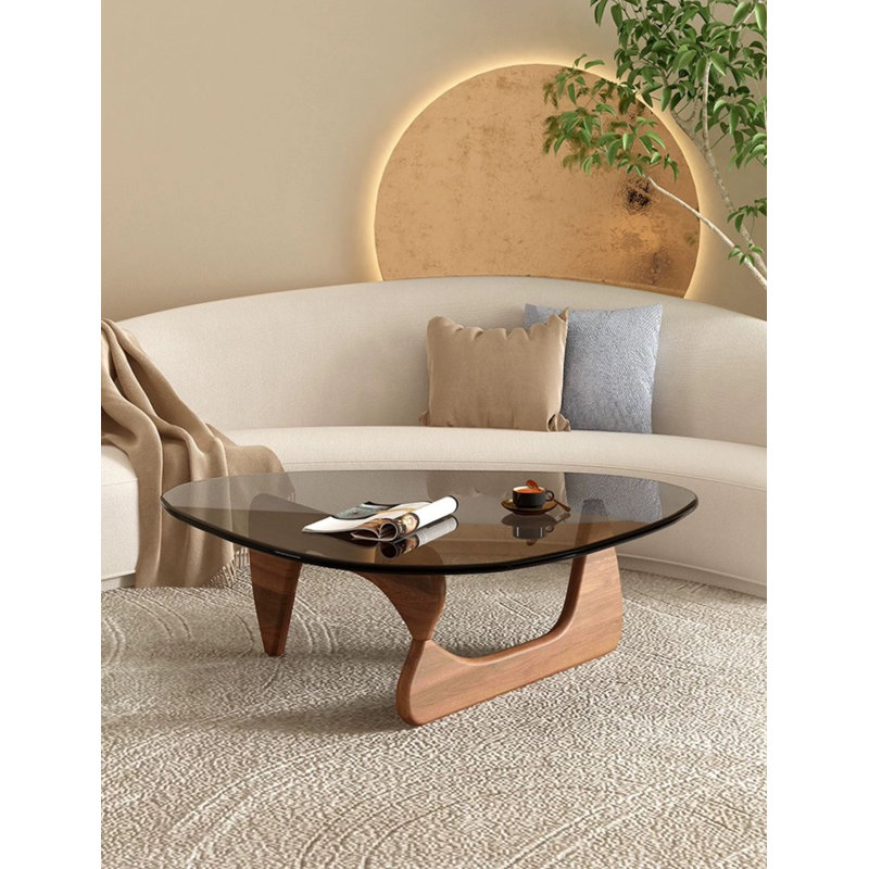 Wrought Studio™ Holderman Glass Top Single Coffee Table & Reviews | Wayfair