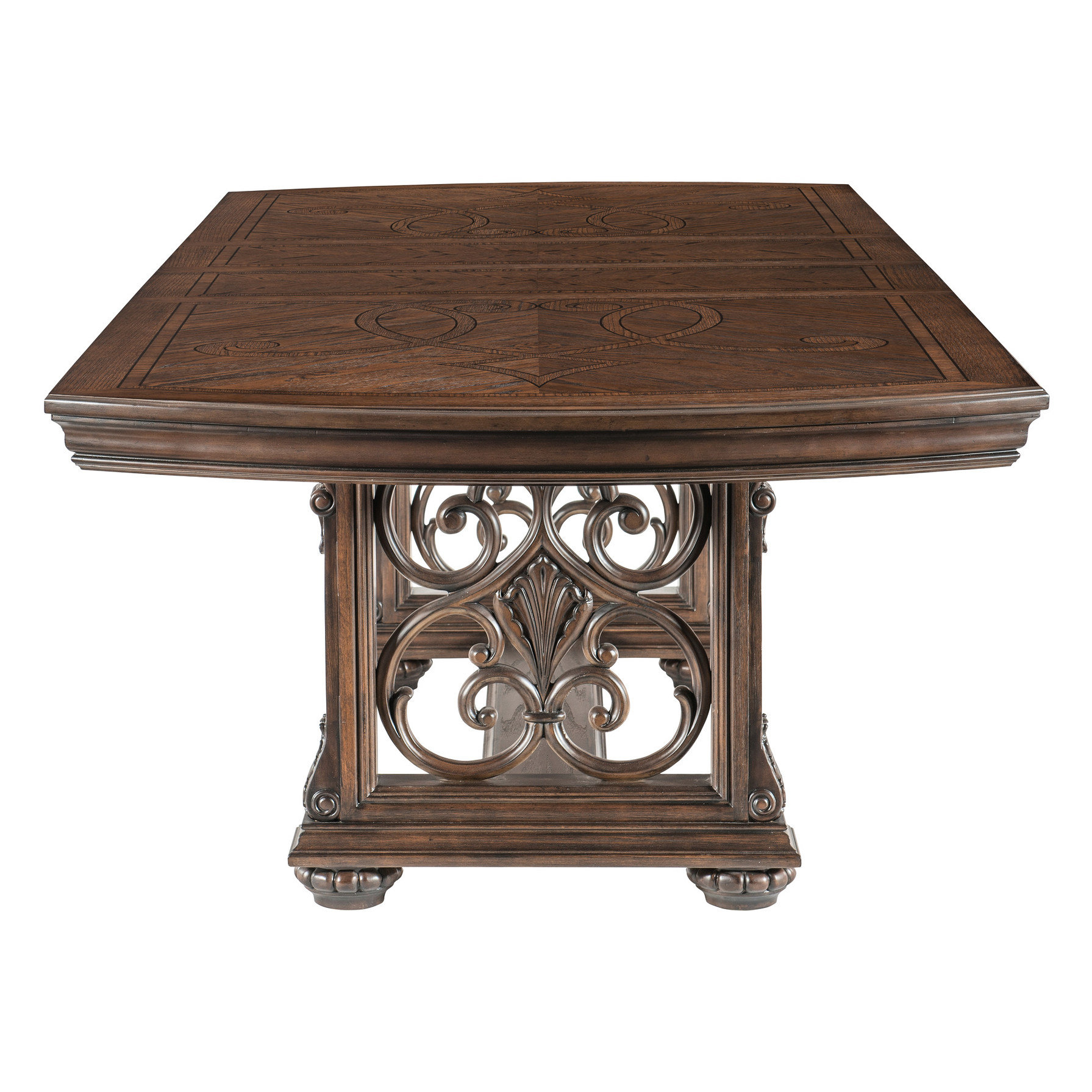 Bloomsbury Market Dark Oak Formal Dining Table With Separate Extension ...