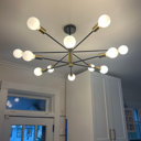 George Oliver Croner 12 - Light Dimmable Sputnik Modern Linear ...