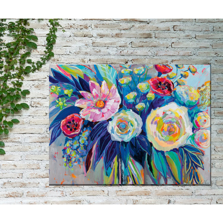 Red Barrel Studio® Cambre Floral Array Wall Art Canvas - Wayfair Canada