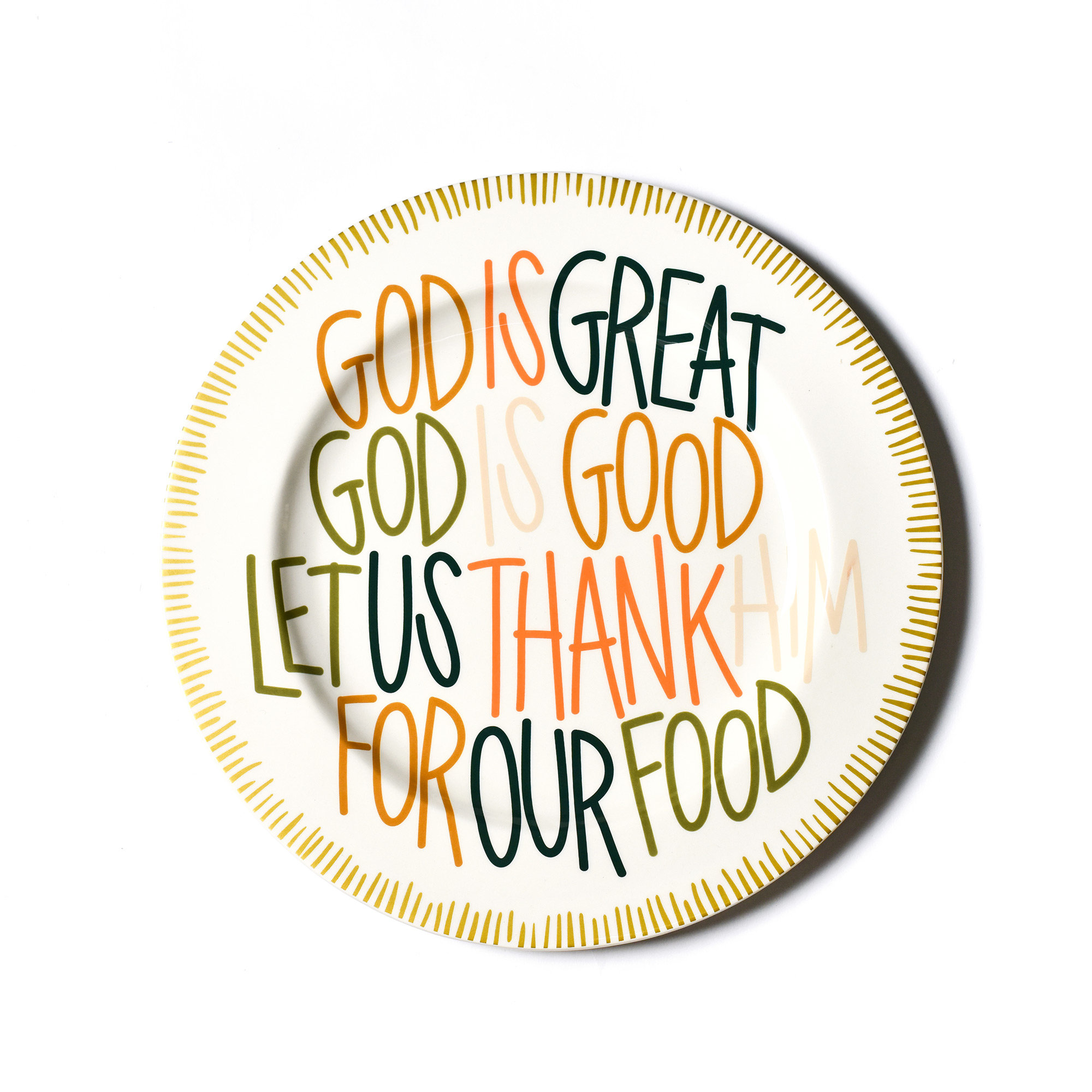 Coton Colors Dusk God is Great Platter | Wayfair