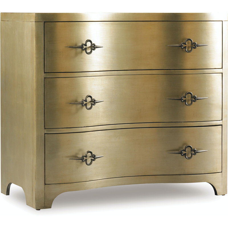 Hooker Furniture Sanctuary 3 Drawer Shaped Front Dresser & Reviews ...