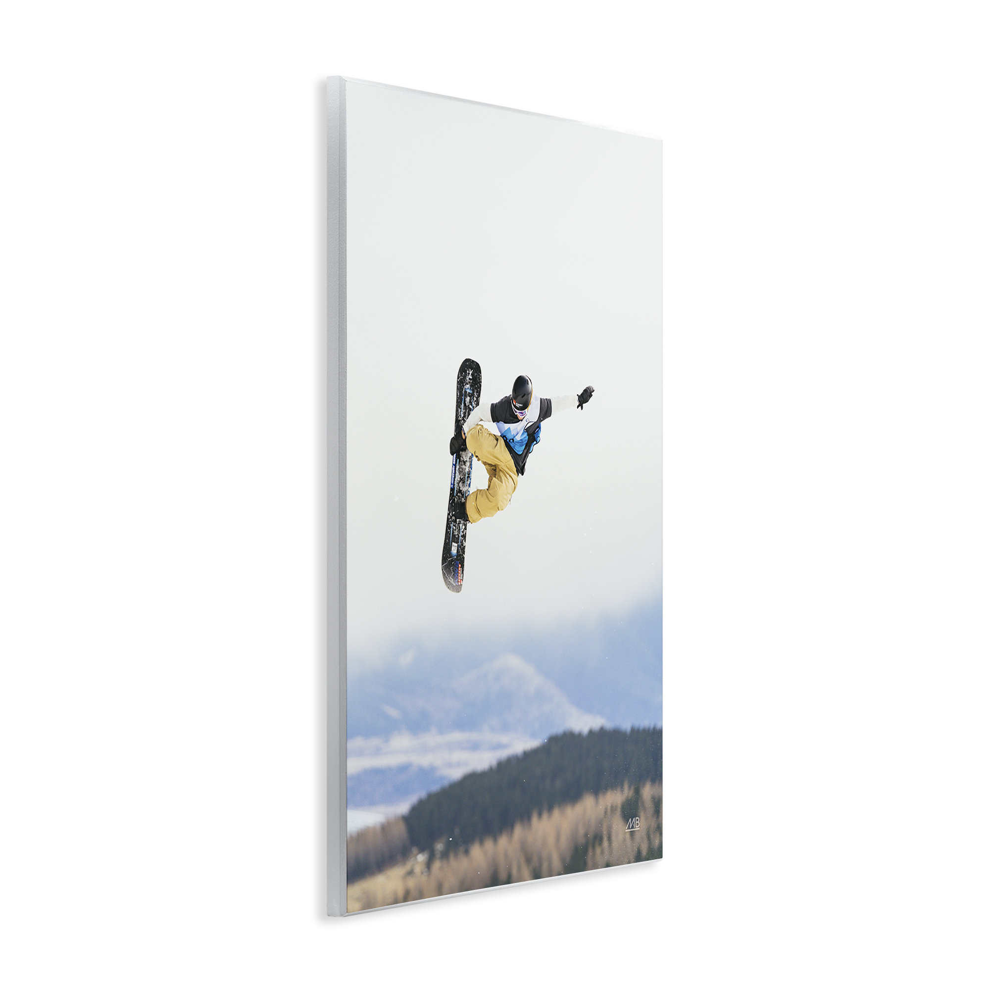Ebern Designs Catching Air Snowboarder Wall Plaque Art by Max ...