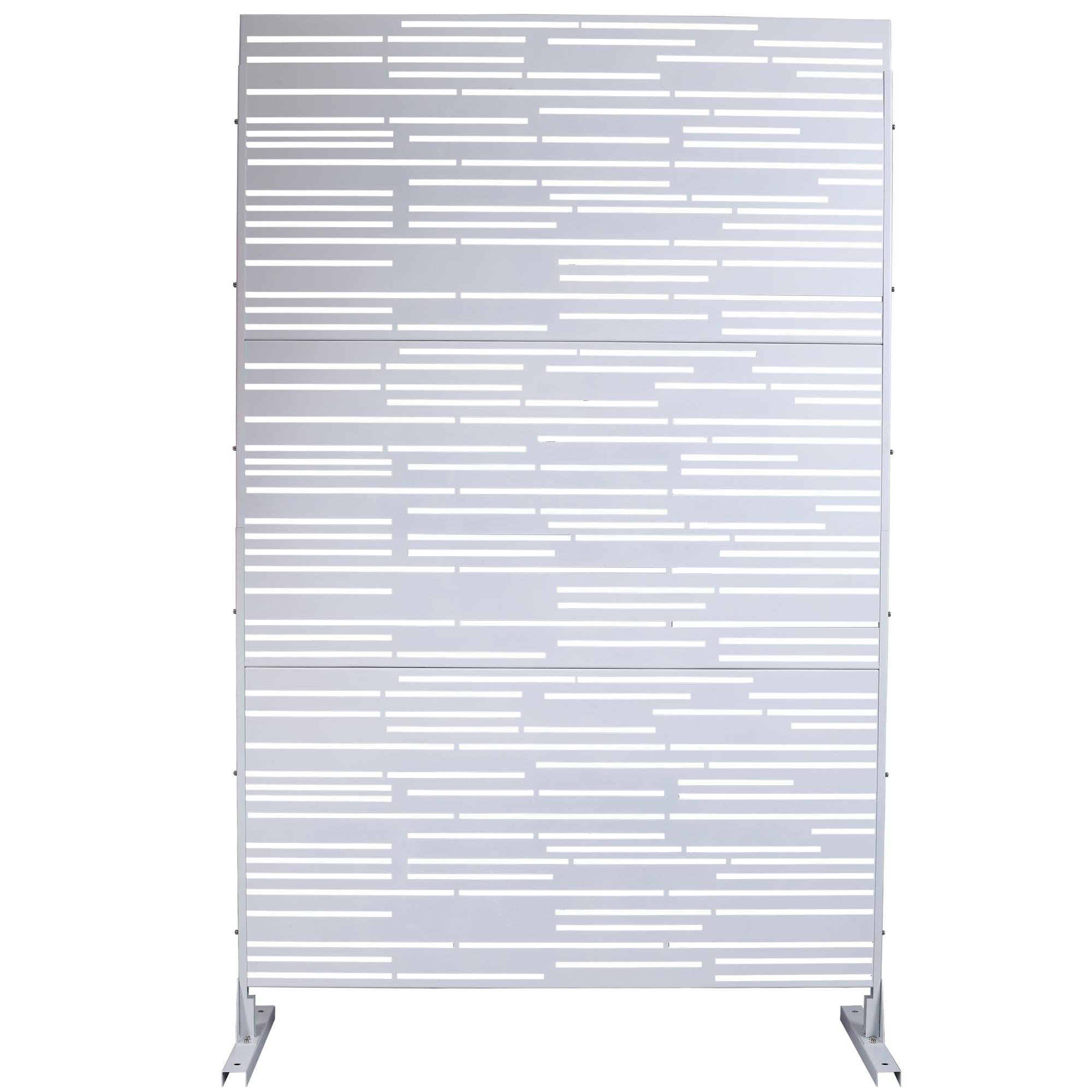 EASTANA Outdoor & Indoor Privacy Screen Metal Privacy Screen 76" H×48 ...