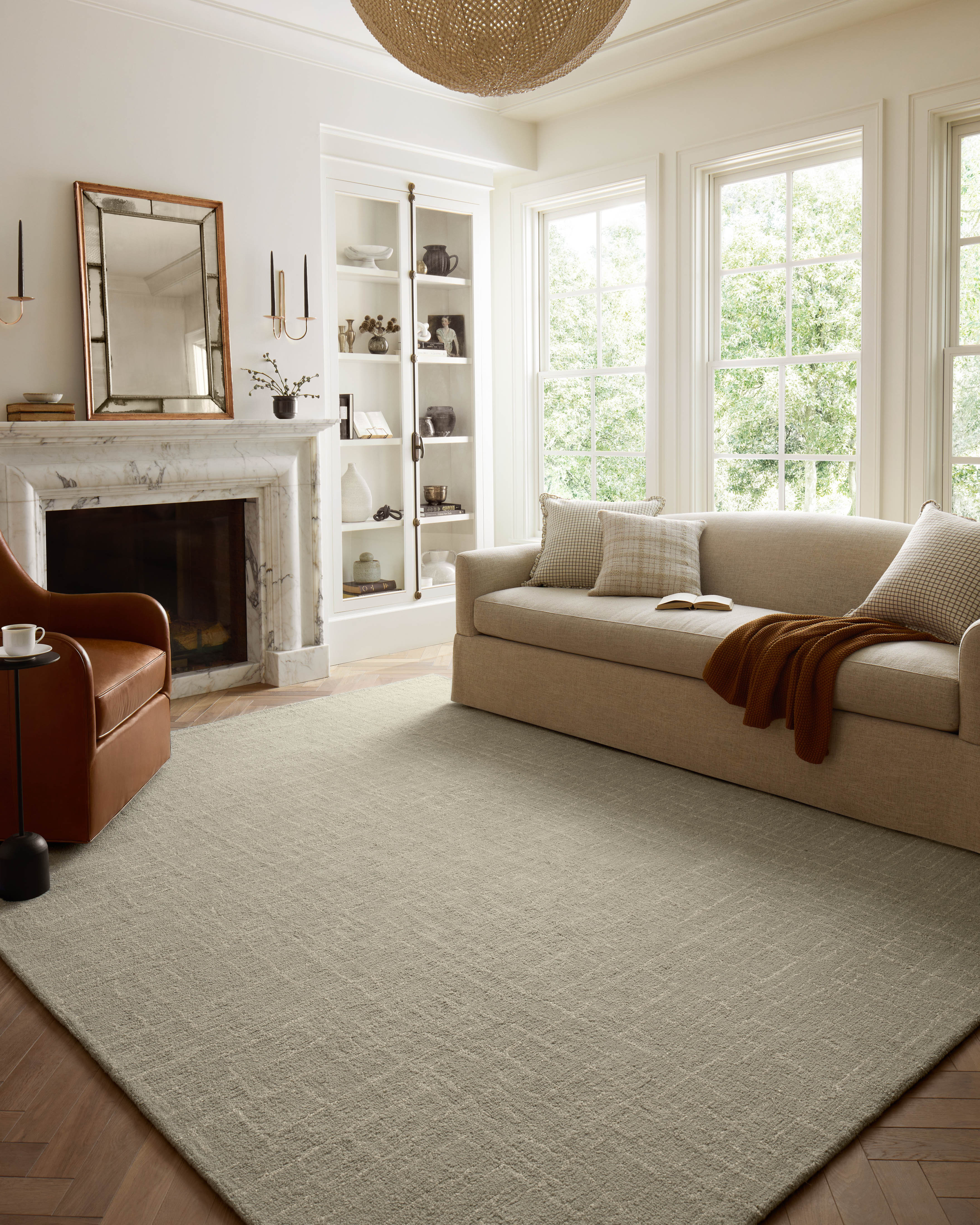 Chris Loves Julia x Loloi Polly Spa / Ivory Area Rug & Reviews | Wayfair