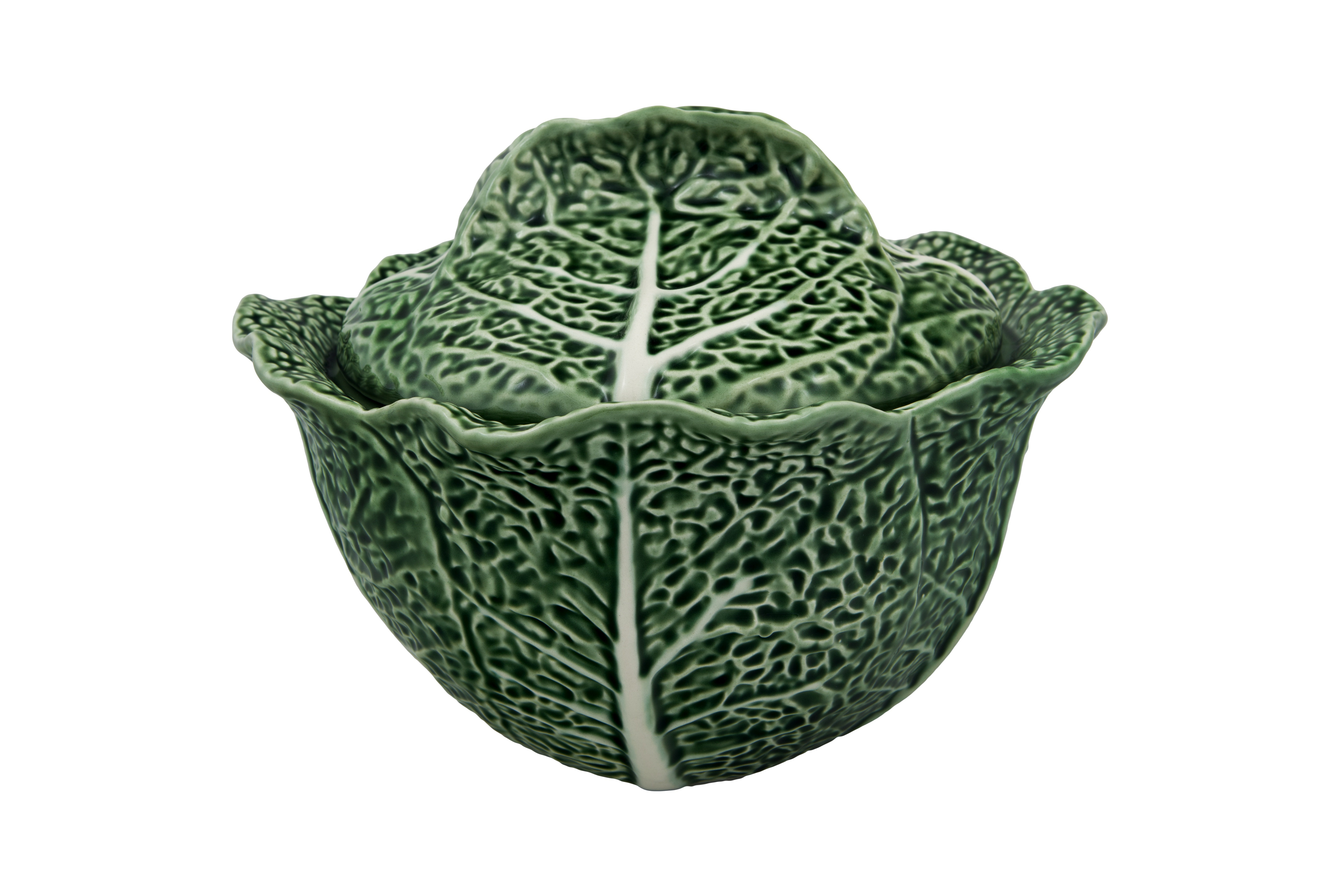 Bordallo Pinheiro Cabbage 3.38 qt. Tureen | Wayfair