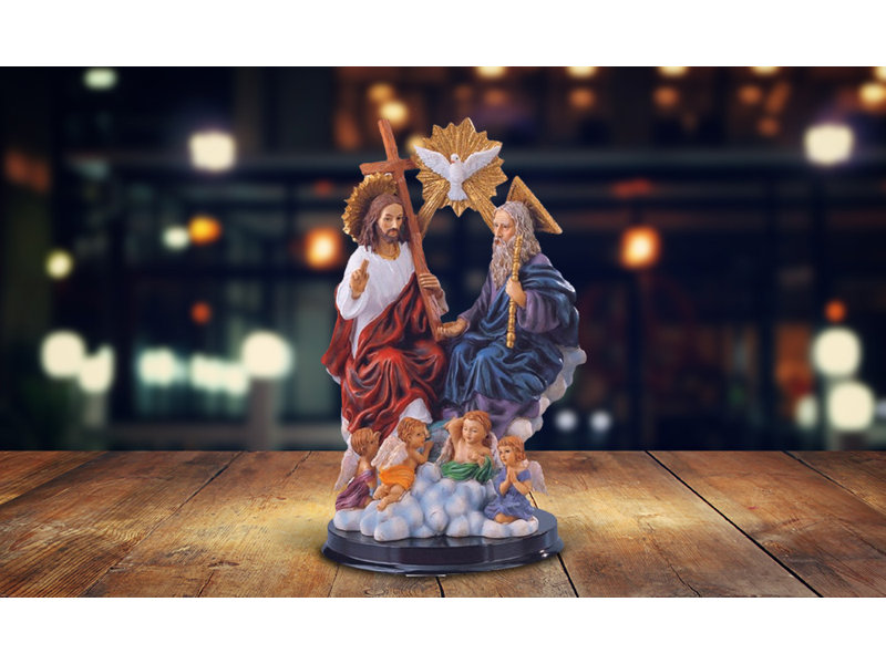 Trinx Ariyona Holy Trinity Father, Son, and Spirit Religious Figurine ...