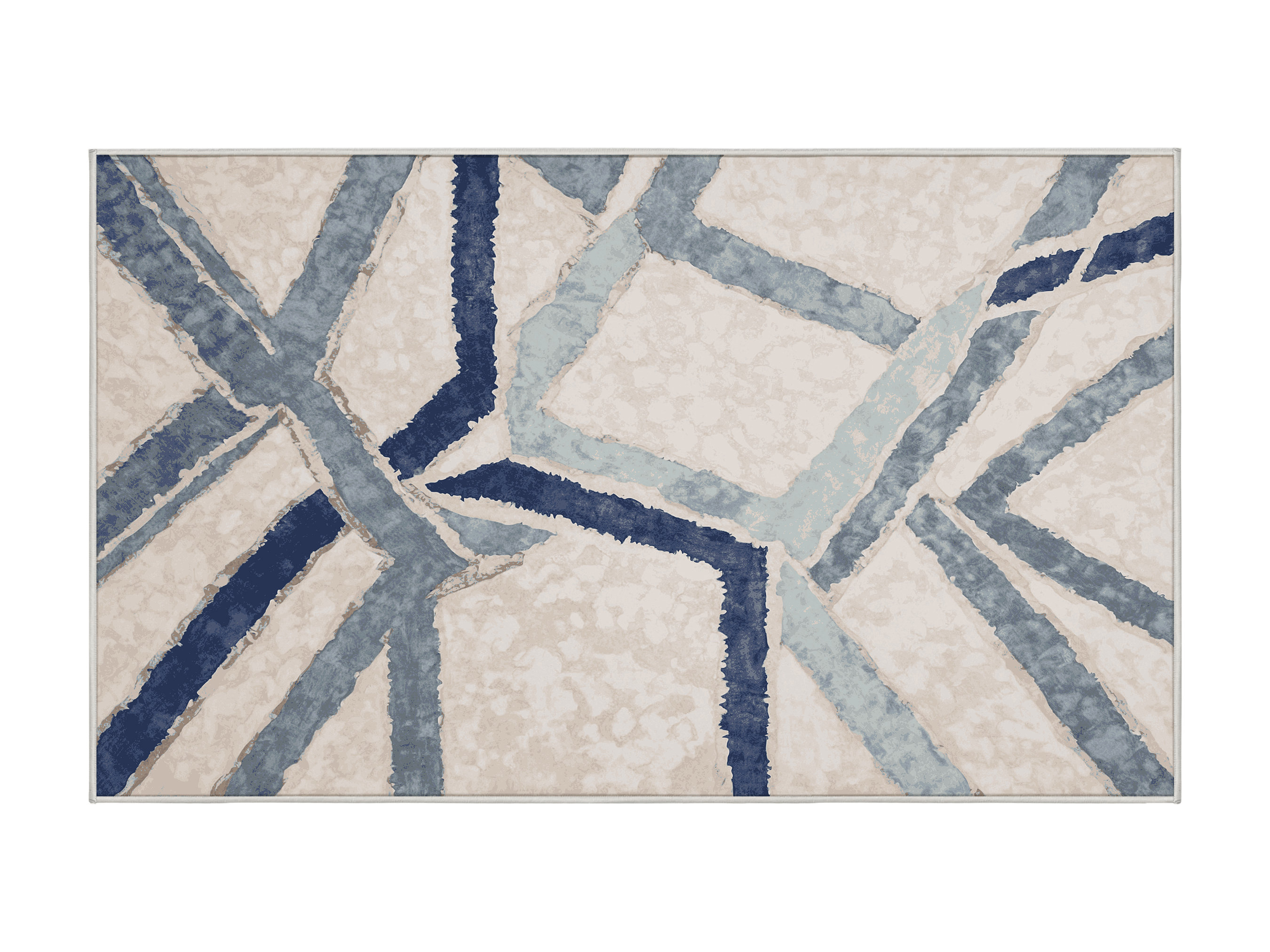 Orren Ellis Silky Soft Plush Beige Area Rug | Wayfair