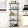 Rebrilliant 4 Pcs 5-tier Metal Shelving Unit Heavy Duty Wire Storage ...