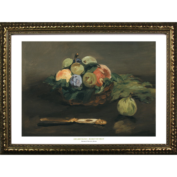 Vault W Artwork Museum Masters 'Basket of Fruit' by Edouard Manet ...