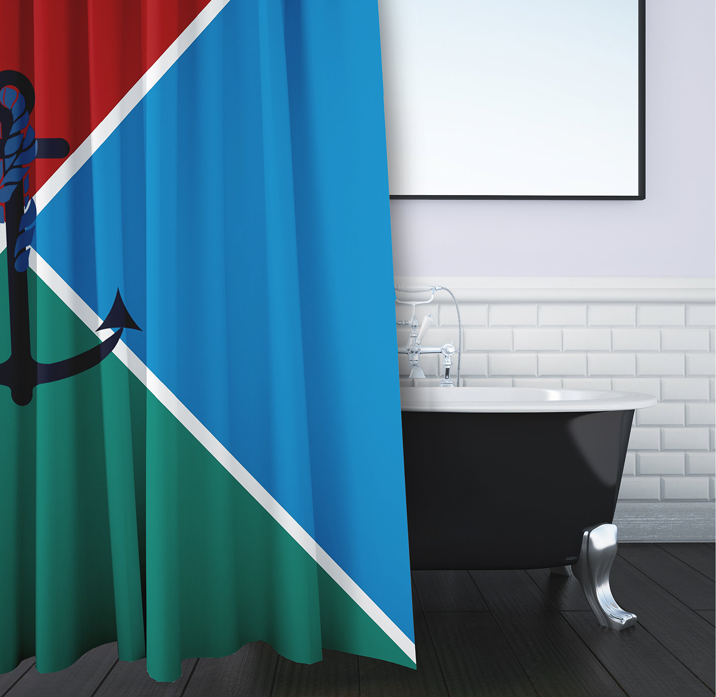 Breakwater Bay Hancock Floral Single Shower Curtain - Wayfair Canada