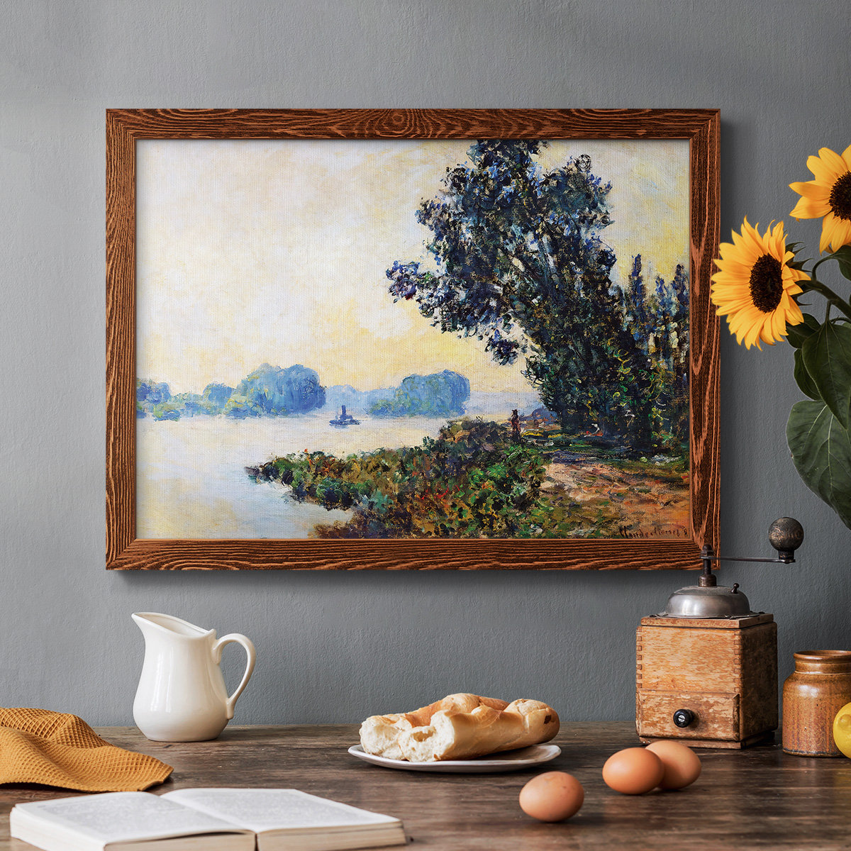 Wexford Home The Tow Path At Granval, 1883 Framed On Canvas Print | Wayfair