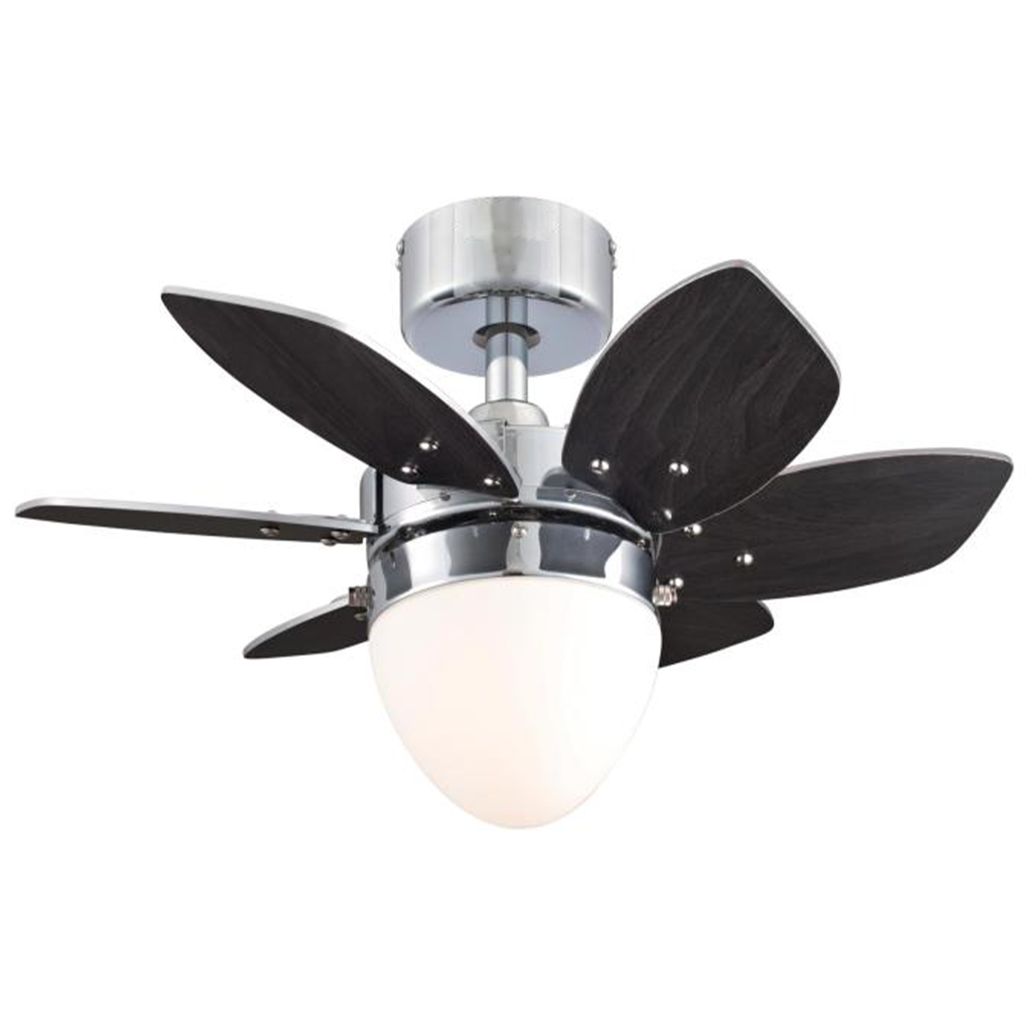 Westinghouse Lighting 24" 6 - Blade Leaf Ceiling Fan with Pull Chain ...