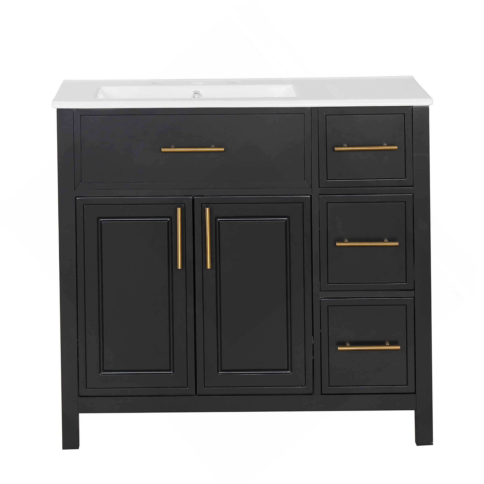 Ebern Designs Bathroom Vanity with Sink Top, Bathroom Vanity Cabinet ...