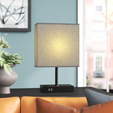 Rectangle Shaped Table Lamps You'll Love | Wayfair