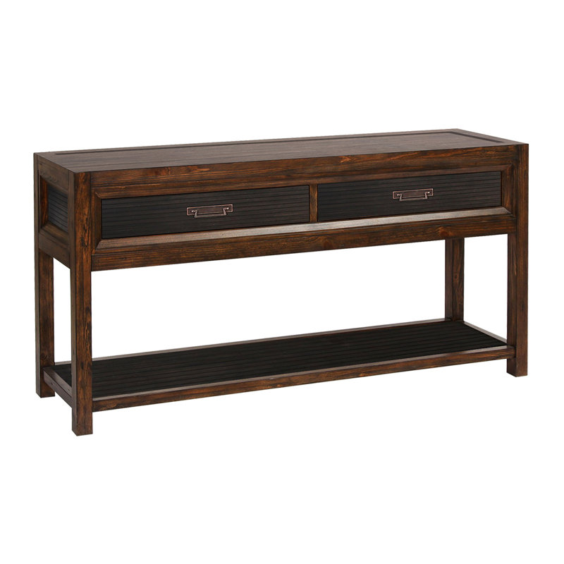 Lark Manor™ Bobbi 60.09'' Solid Wood Console Table Wood Console Table ...