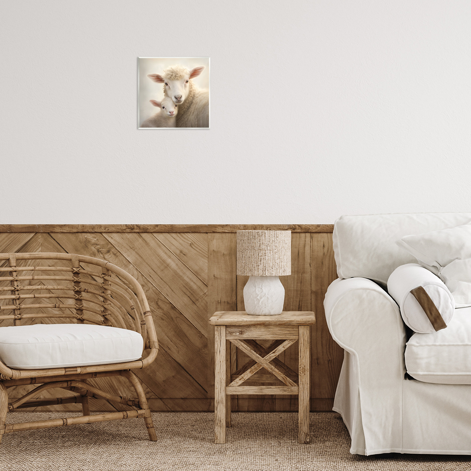 Ophelia & Co. Lamb & Sheep Cuddles Wall Plaque, design by Heidi Kuntz ...