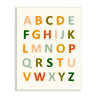 Stupell Industries ABC Letter Chart Soft Terracotta Earth Tone Alphabet ...