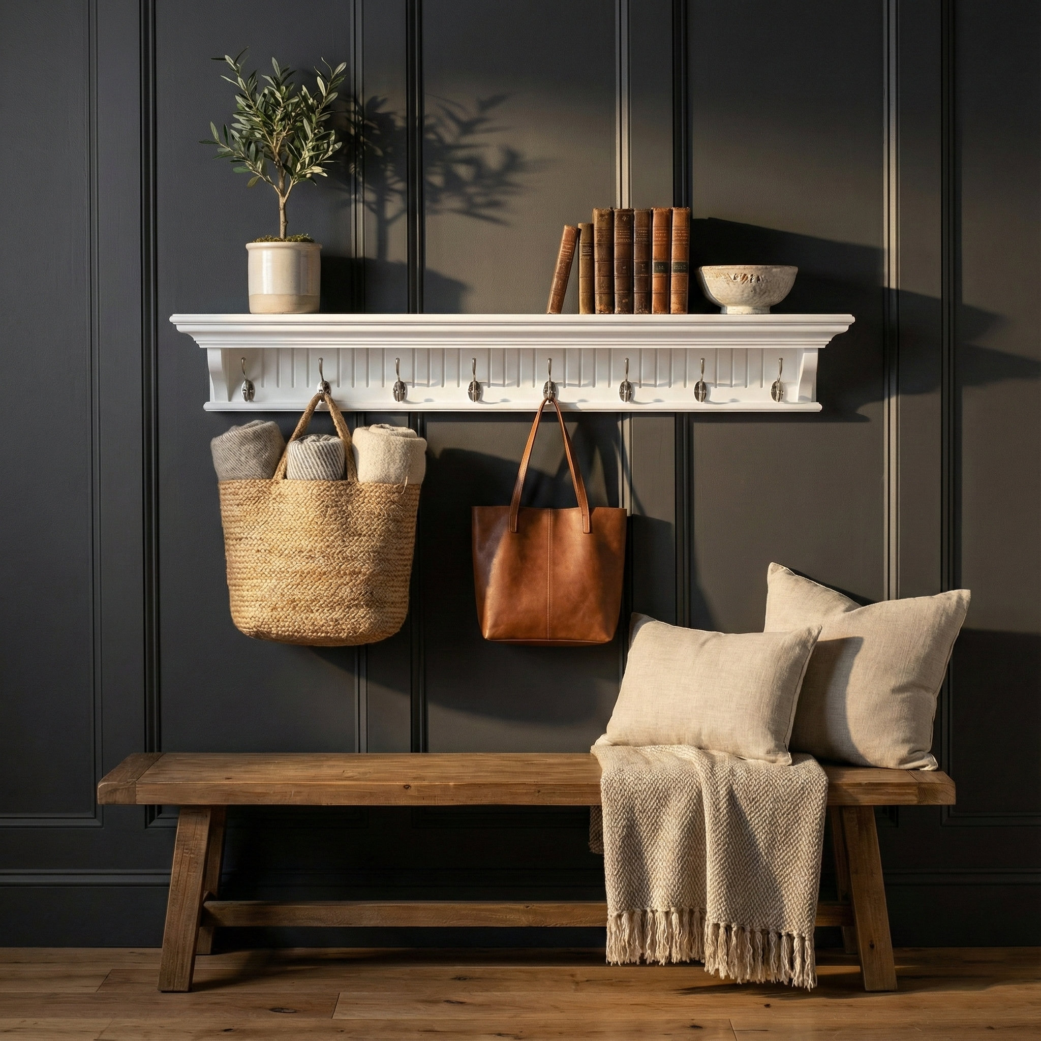 Canora Grey Arlean 8 Hook Coat Rack | Wayfair
