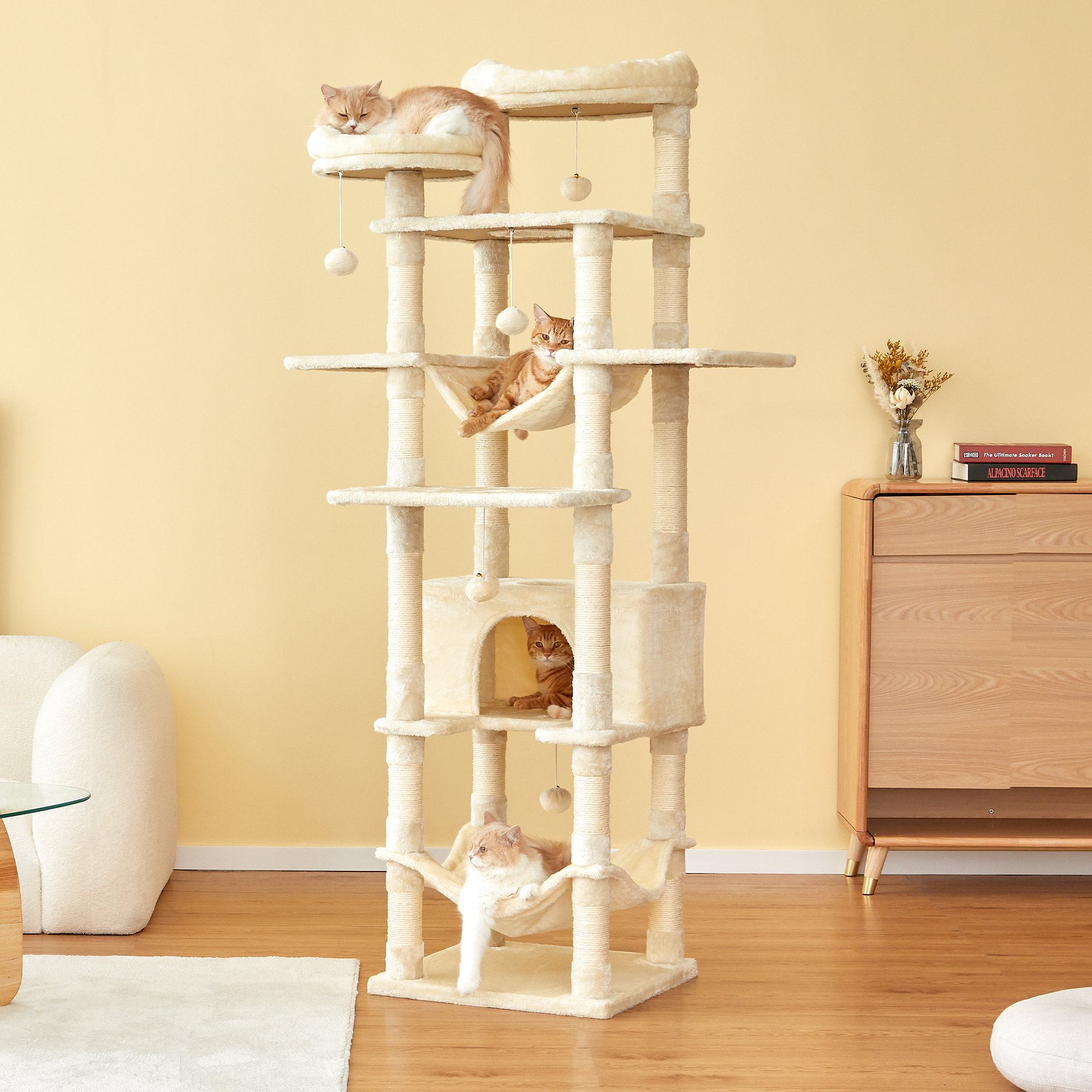 Tucker Murphy Pet™ 74" Daniyar Cat Tree & Reviews | Wayfair