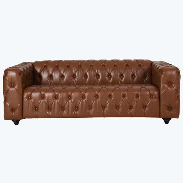 Hokku Designs Sharwin 83.5'' Faux Leather Sofa - Wayfair Canada