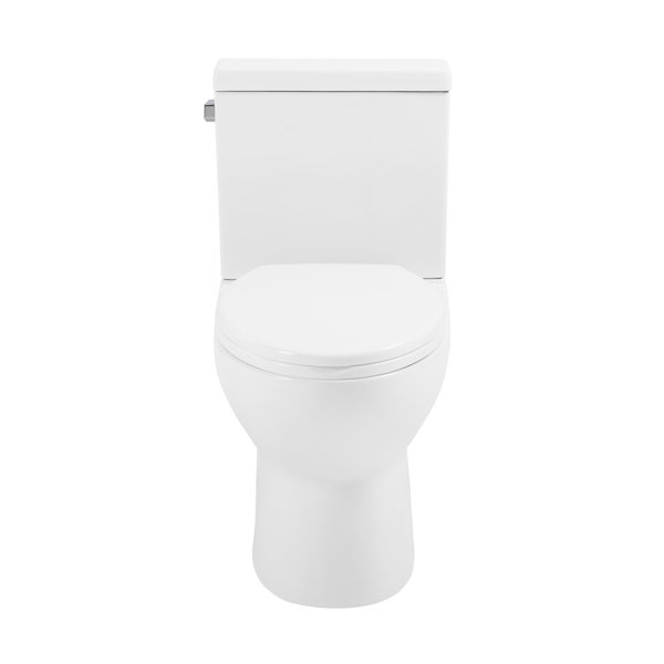 Swiss Madison Caché Two-Piece Elongated Toilet Left Side Flush Handle ...