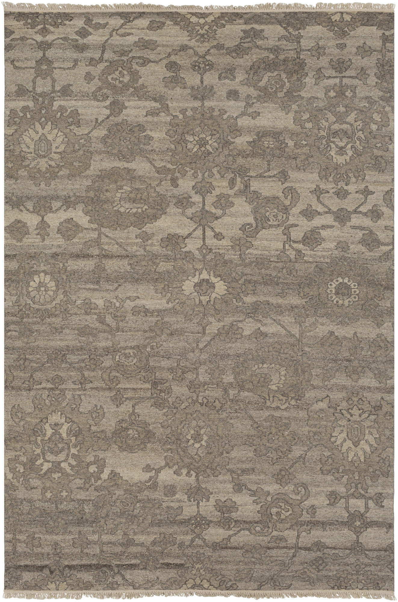 Darby Home Co Griffen Hand-Knotted Wool Khaki/Camel Area Rug | Wayfair
