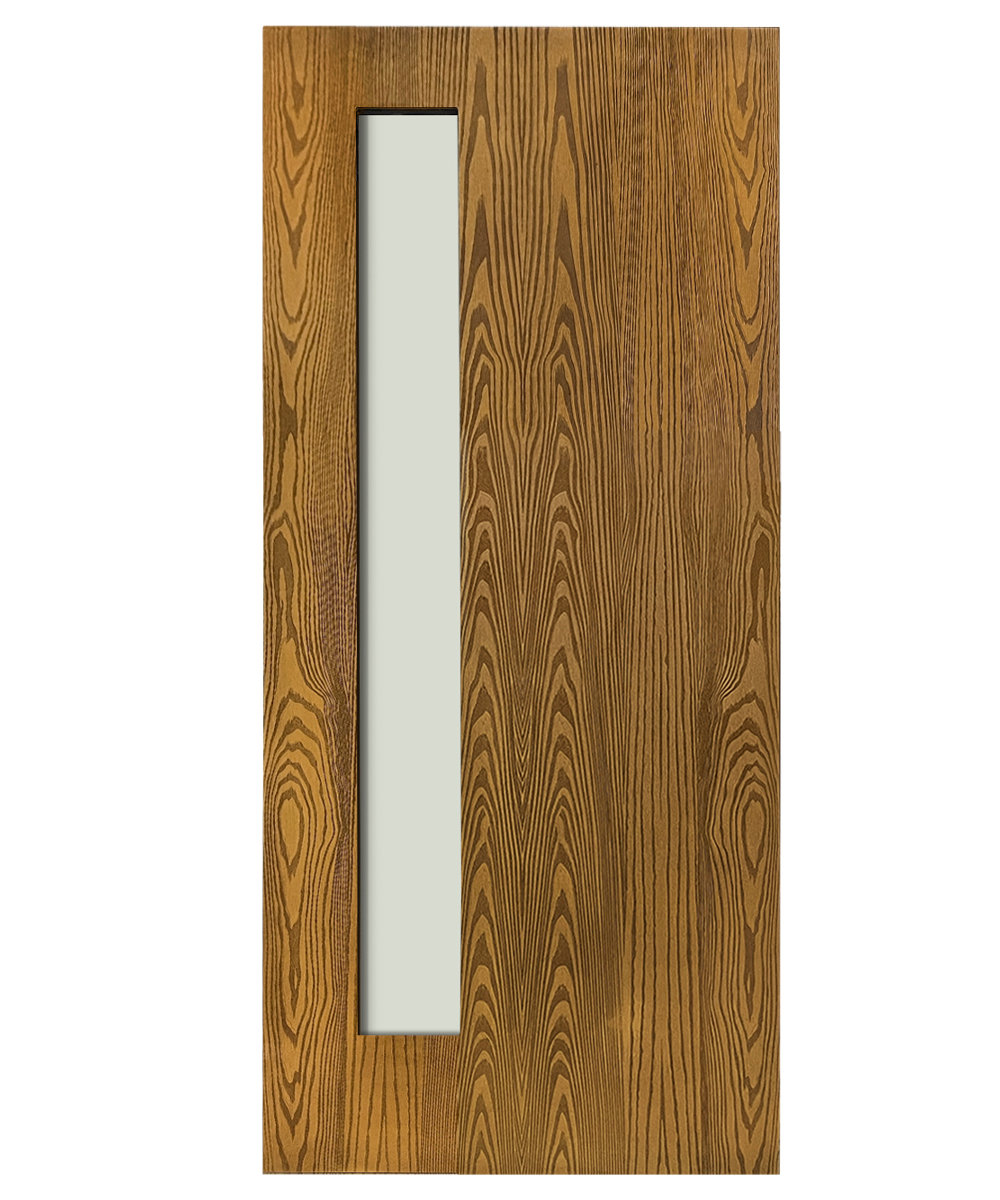 Calhome Modern Exterior Fiberglass Front Entry Door Slab with Clear ...