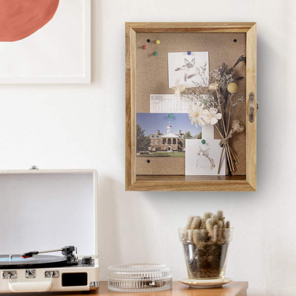 Millwood Pines Cenedra Wall Mounted Picture Frames with Cork Board ...