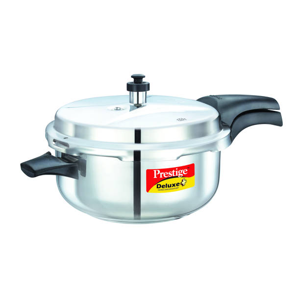 Prestige Cookers Deluxe 5.28-Quart Stainless Steel Deep Pressure Pan ...