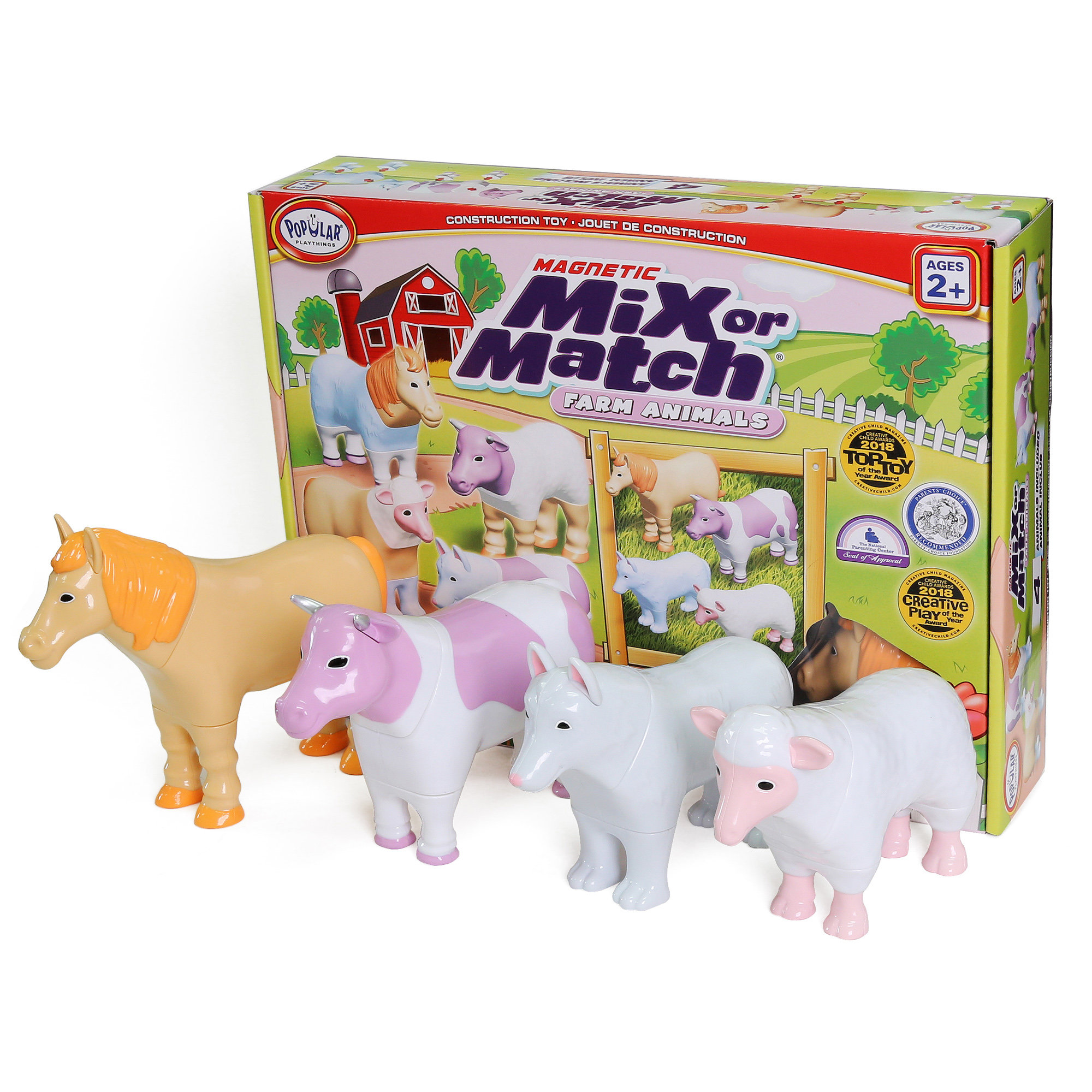 POPULAR PLAYTHINGS Magnetic Mix or Match Farm Animals Set | Wayfair