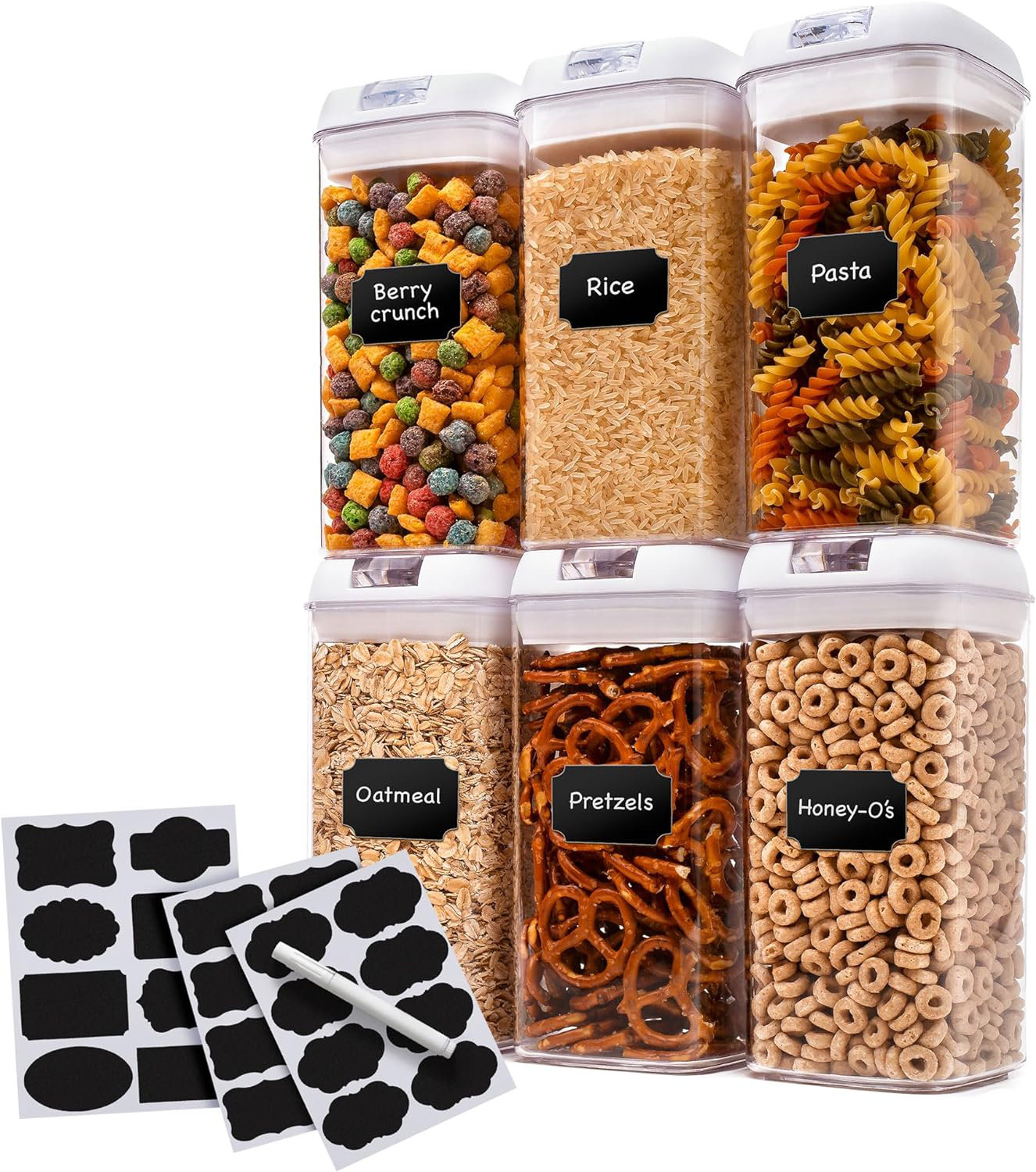 Cheer Collection 6 Container Food Storage Set & Reviews | Wayfair