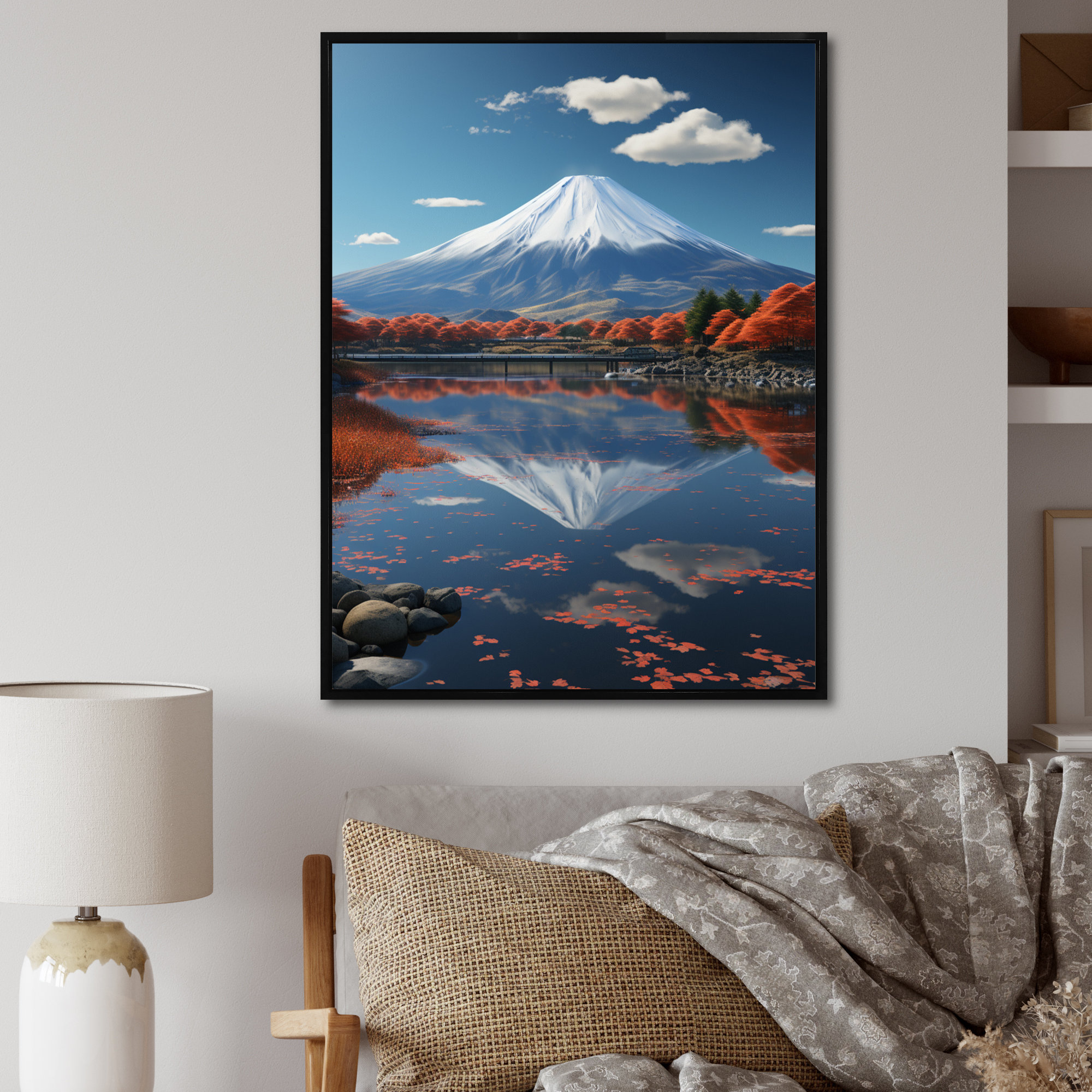 Millwood Pines Banju Asian Art Majestic Mont Fuji II On Canvas Print ...